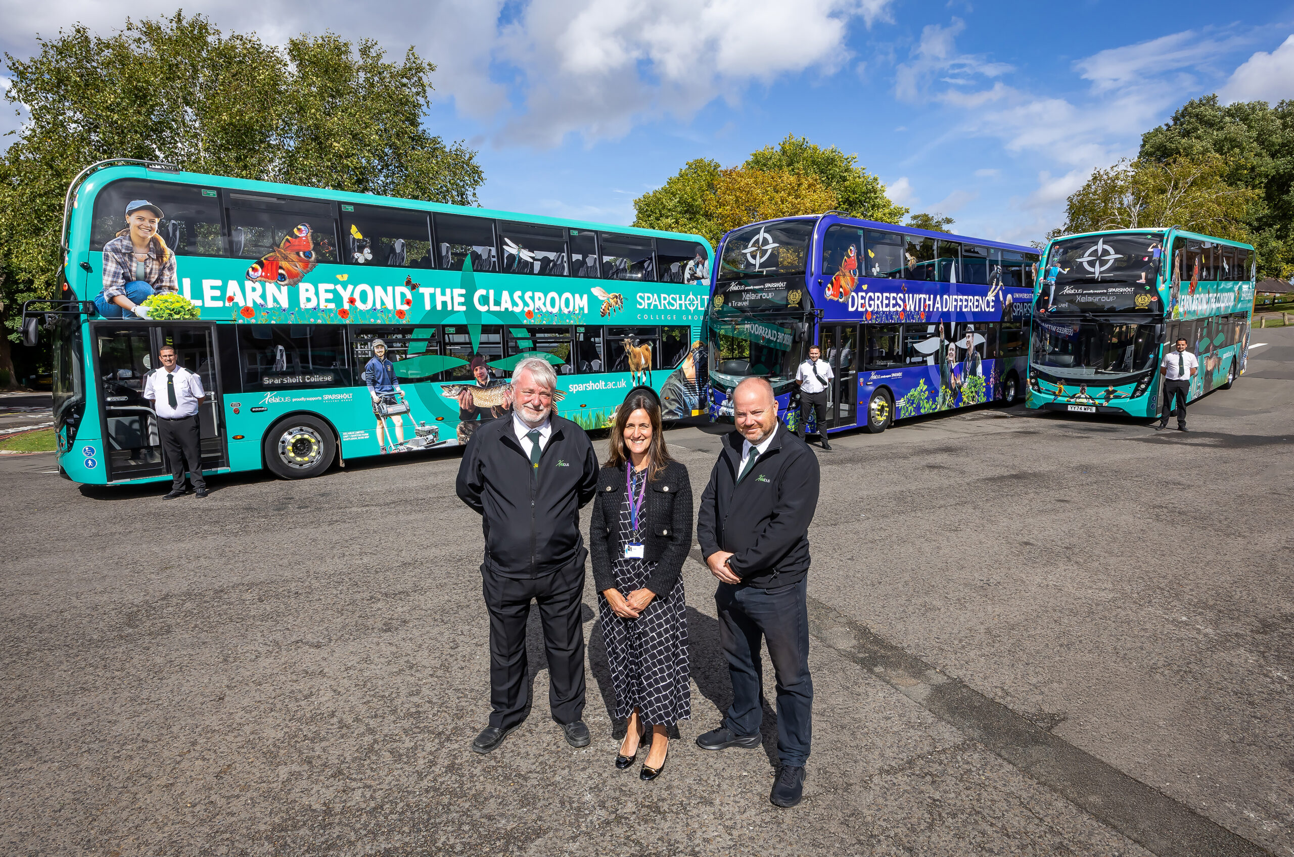 Sparsholt College Group and Xelabus Launch New Branded Buses ...